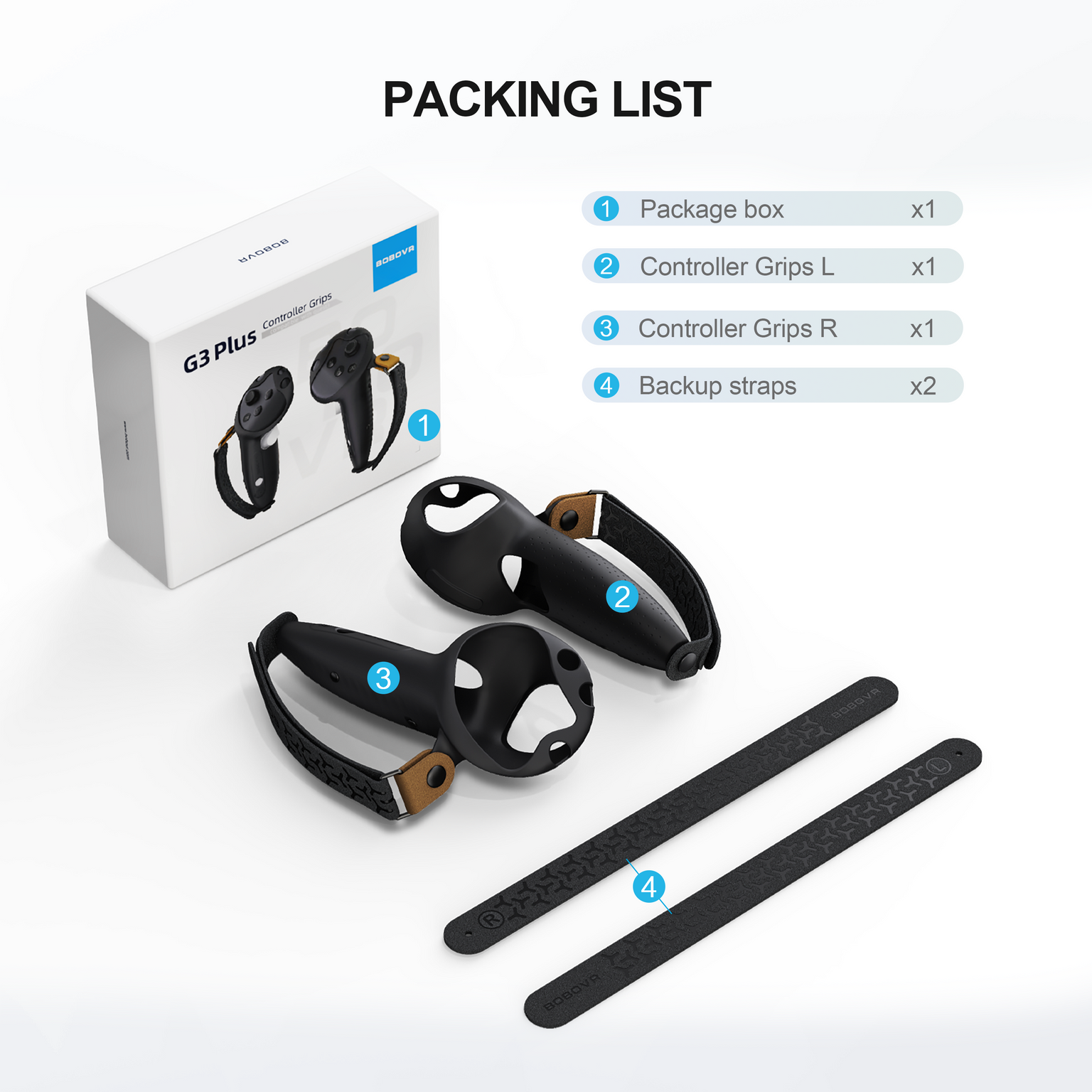 BOBOVR G3 Plus Controller Grips for Quest 3 & Quest 3S
