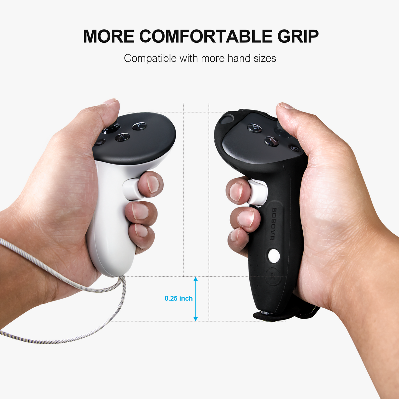 BOBOVR G3 Plus Controller Grips for Quest 3 & Quest 3S