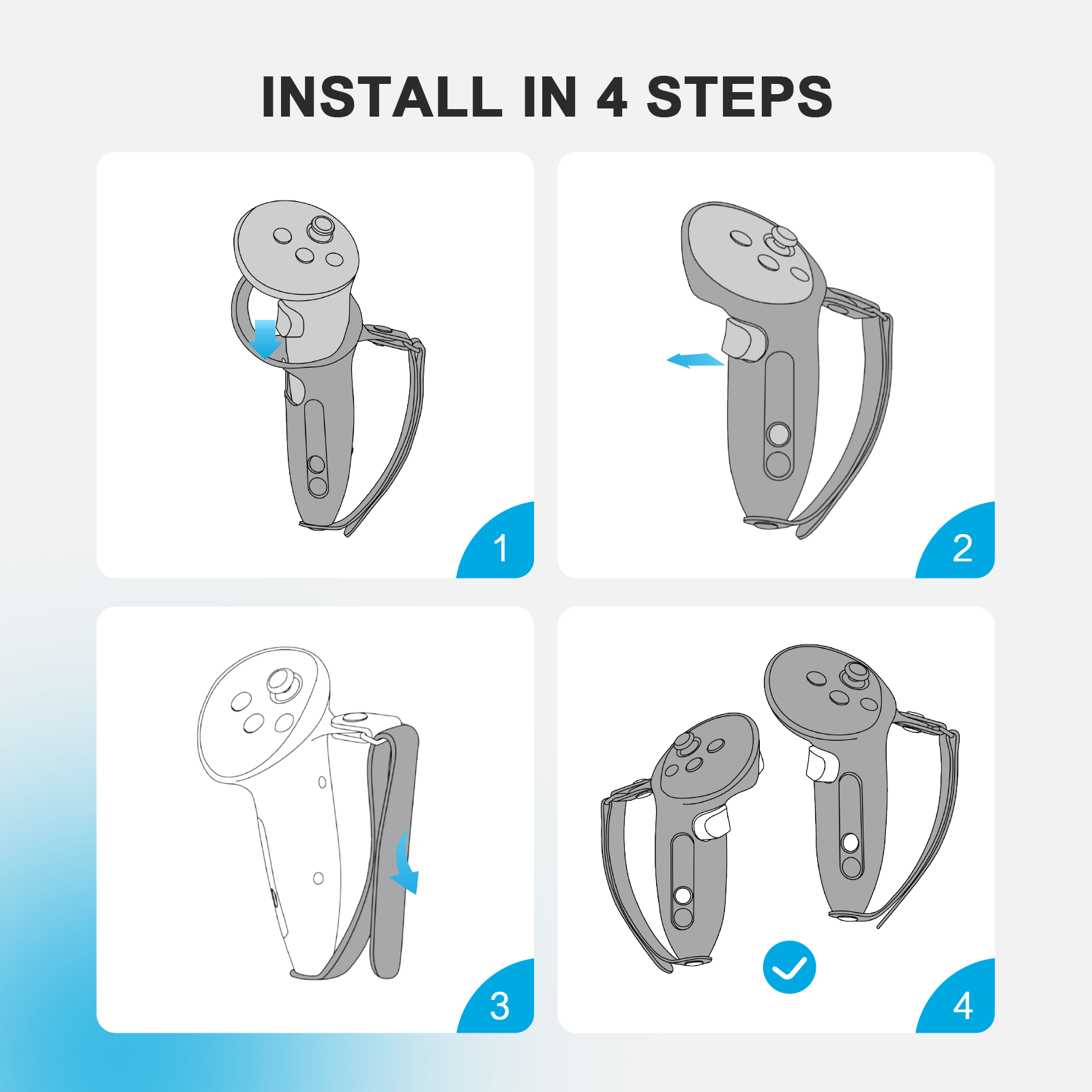 BOBOVR G3 Plus Controller Grips Cover Accessories – BOBOVR