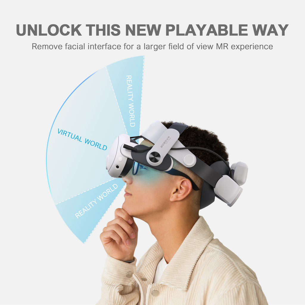 BOBOVR M3 Pro Head Strap for Meta Quest 3 & Quest 3S